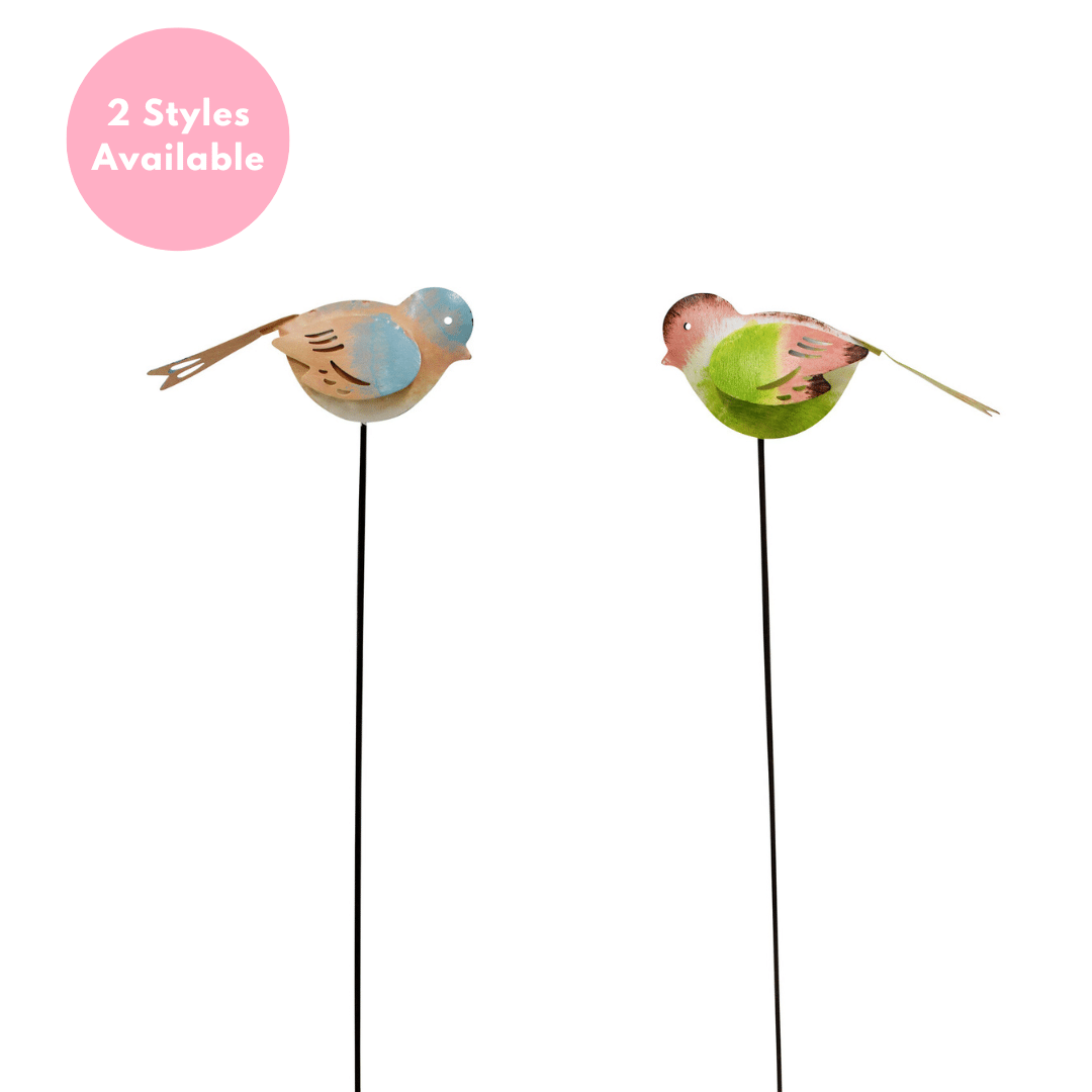 Multi Coloured Bird Garden Stake - Sproutwell Decor