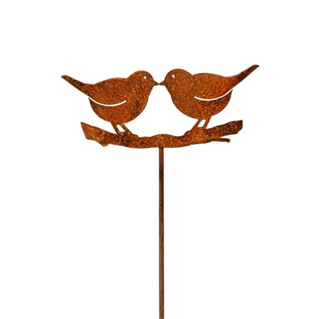 Birds on Perch Garden Stake (Asstd) - Sproutwell Decor