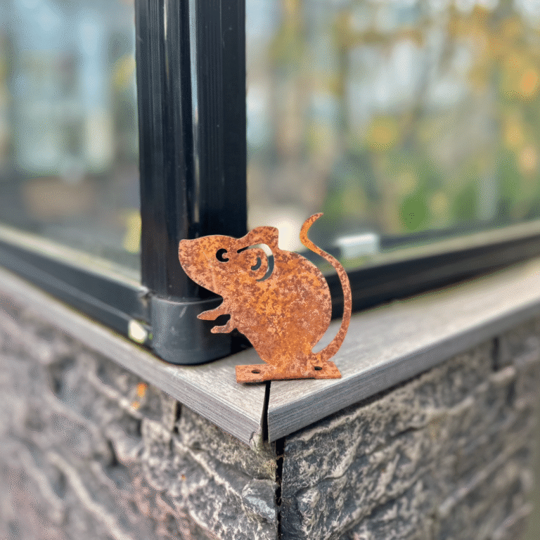 Rust Mouse Silhouette - Sproutwell Decor