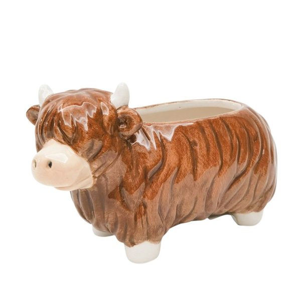 Highland Cow Planter - Sproutwell Decor