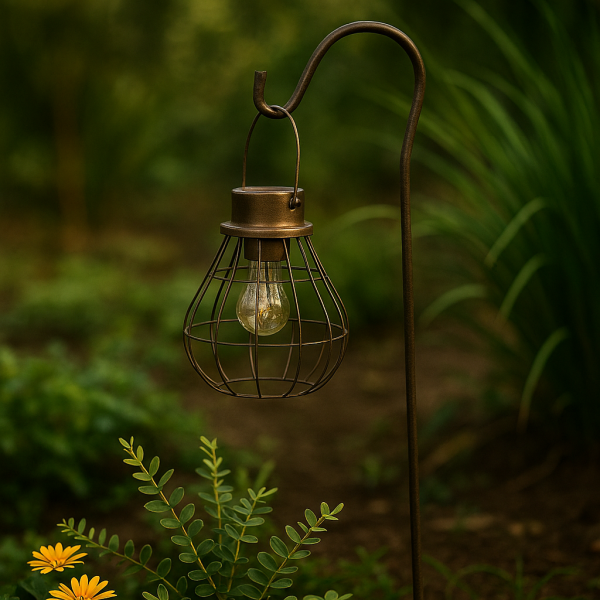 Copper Wire Solar Lantern - Sproutwell Decor
