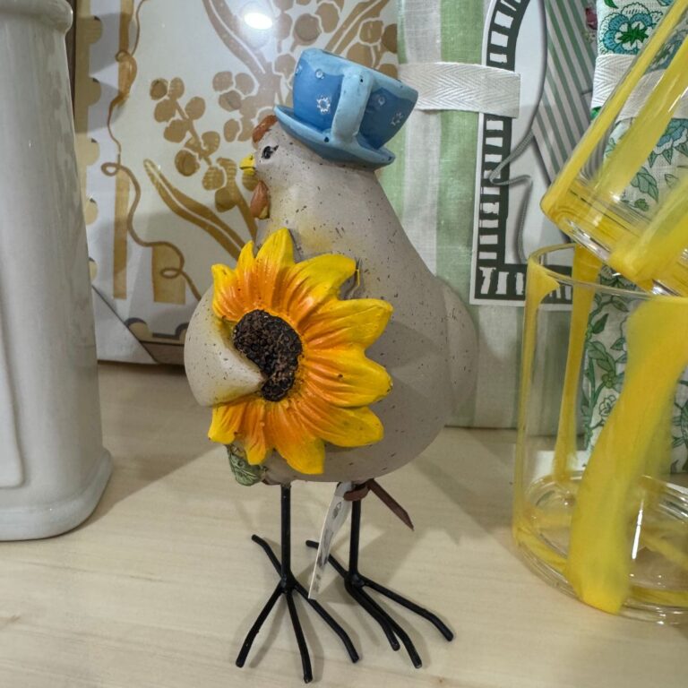 Resin Chicken Character - Sproutwell Decor