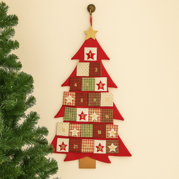 Large Christmas Tree Advent Calendar - Sproutwell Decor