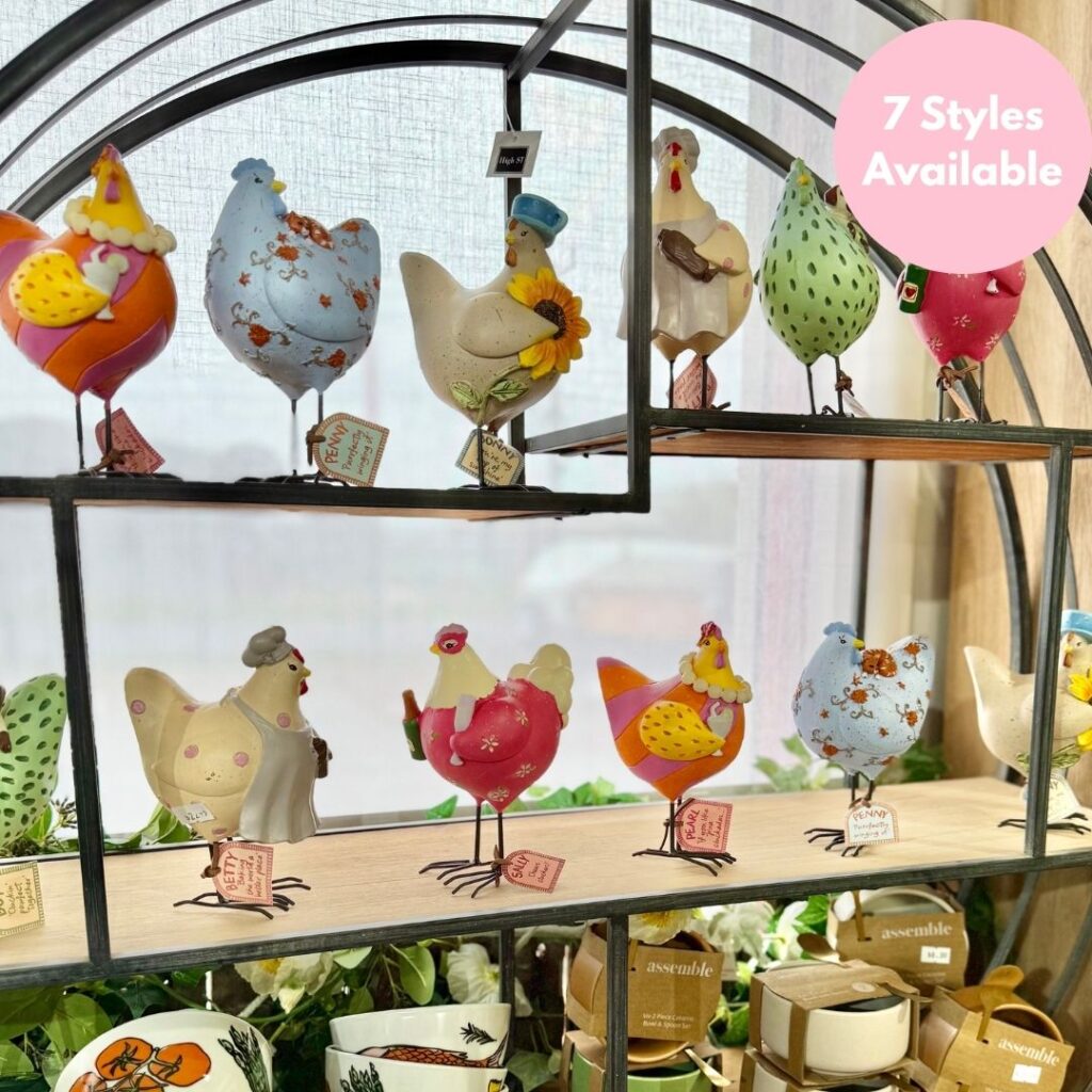 Resin Chicken Character - Sproutwell Decor