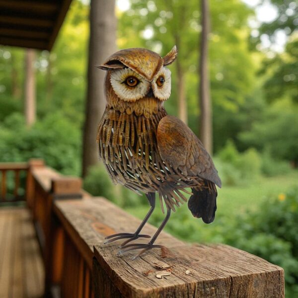 Long Eared Metal Owl - Sproutwell Decor