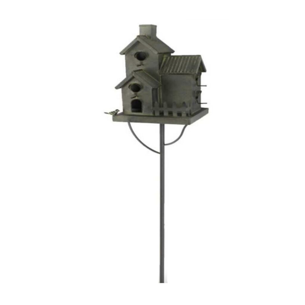 Triple Storey Bird House on Stake - Sproutwell Decor