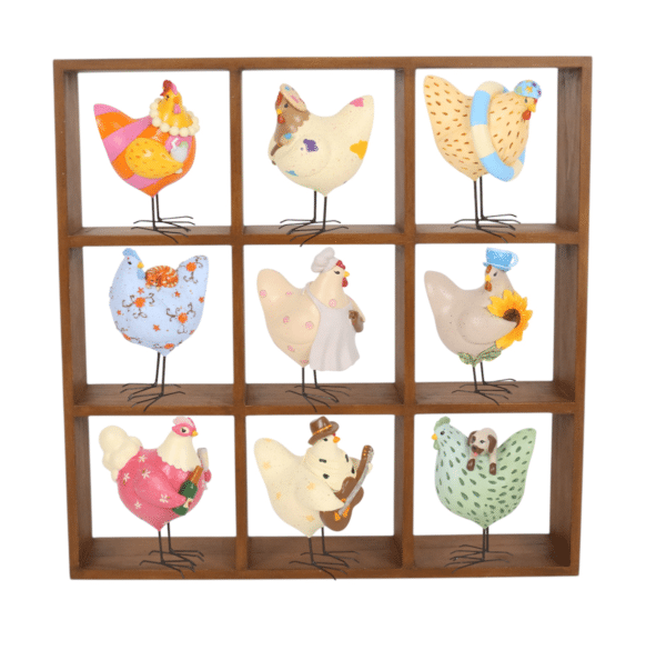 Resin Chicken Character - Sproutwell Decor