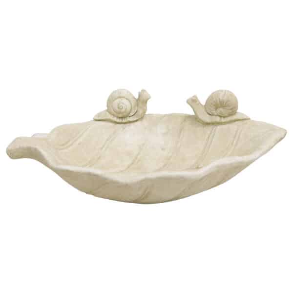 Leaf Bird Feeder with Snails - Sproutwell Decor